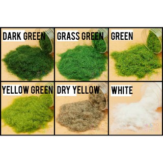 Grass Powder, Fake Grass, Artificial Grass, Synthetic Grass For Diorama ...