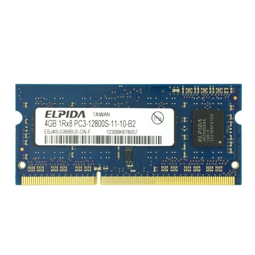 ELPIDA DDR3 4GB 1RX8 PC3-12800S 1600MHZ For Laptop RAM Memory Notebook ...