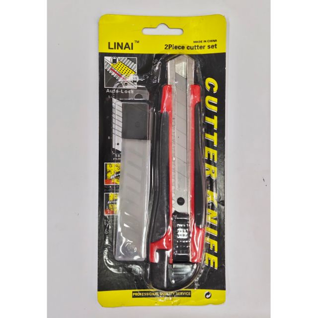 Cutter knife with refill blade heavy duty | Shopee Philippines