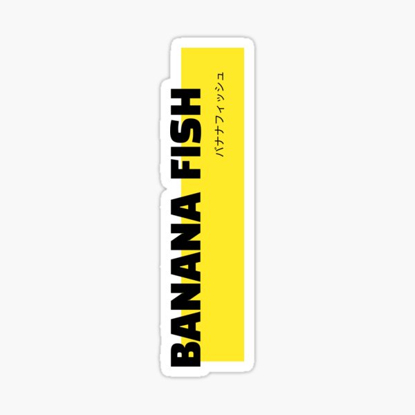 Anime Stickers / Banana Fish Sticker Collection / Laminated Vinyl ...