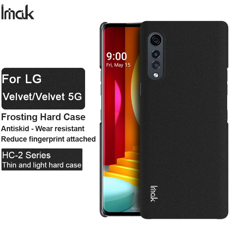 Imak Hard Plastic Casing LG Velvet 4G / 5G Matte Back Cover Ultra thin ...