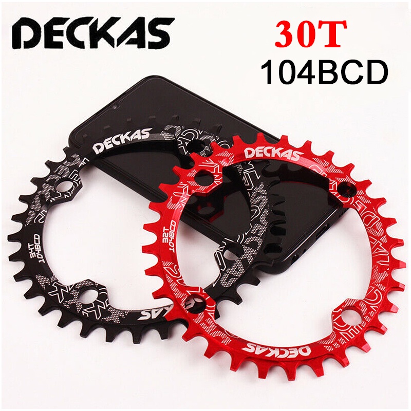 DECKAS 104BCD Chainring 30T 32T 34T 36T 38T MTB Chain Ring Oval/round Narrow Wide Bicycle ...