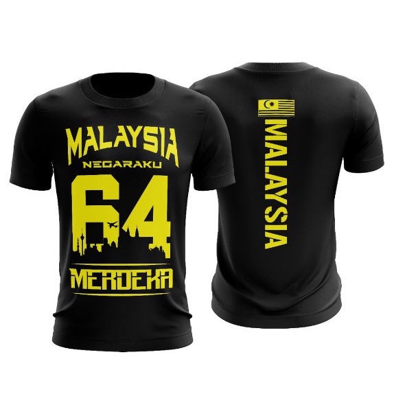 Malaysia 2024 Merdeka Independence Day 64 Tshirt Jersey Microfiber ...