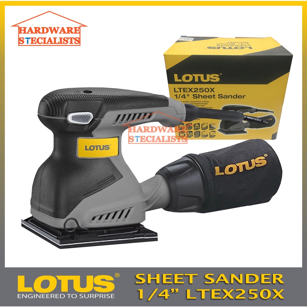 Lotus Finish Sander 1/4" LTEX250X or LTSS2600X Original Authentic ...