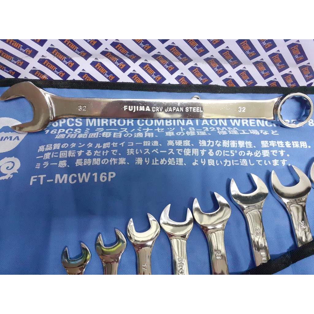 Wrench 16pcs Fujima Japan | Shopee Philippines