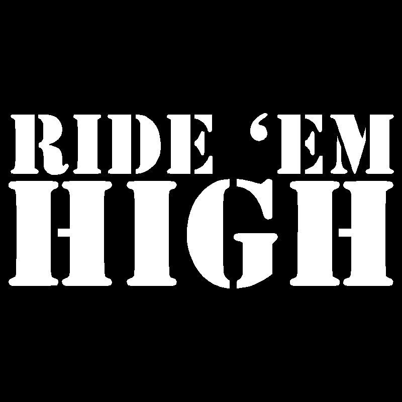 Ride Em High Vinyl Decal Car Truck Window Sticker Lifted Duramax ...