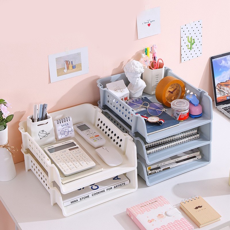 Greenland Multipurpose Desk Shelf Cosmetic Shelf Tier Plastic Shelf ...