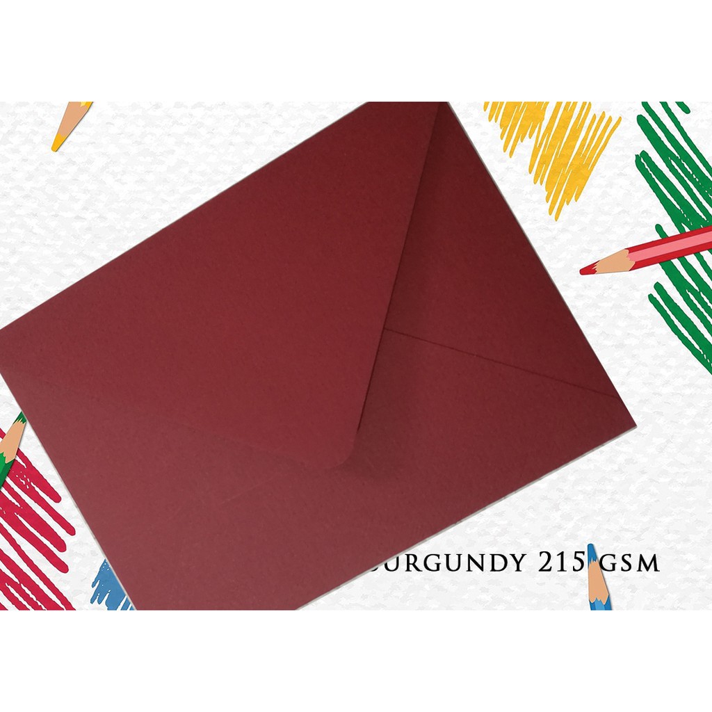 Envelope Burgundy MAROON RED BURGUNDY good for wedding invitation ...
