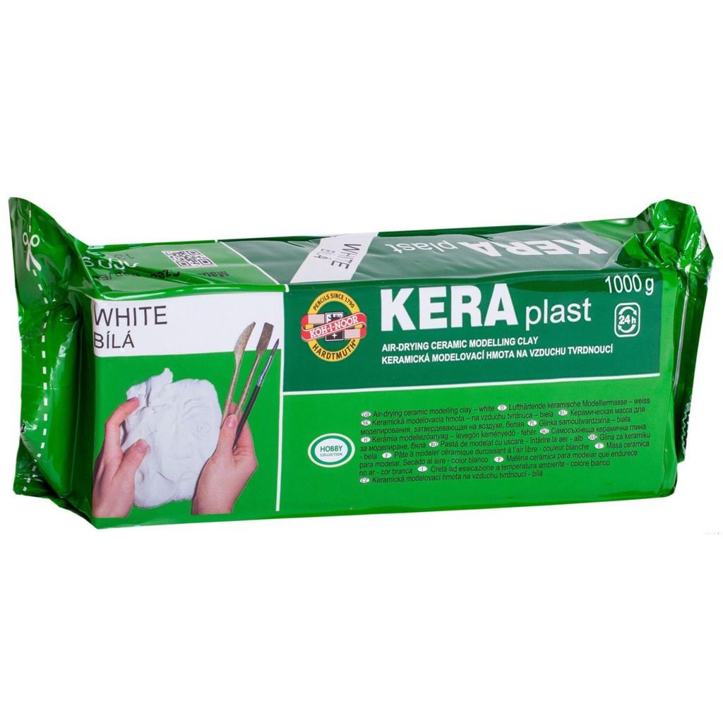 Keraplast Air-Drying Ceramic Modeling Clay 300 - 1000g Molding Pottery ...
