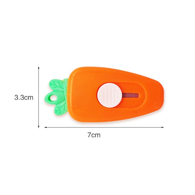 Mini Utility knife carrot Shaped Box Cutter Retractable Letter Opener ...