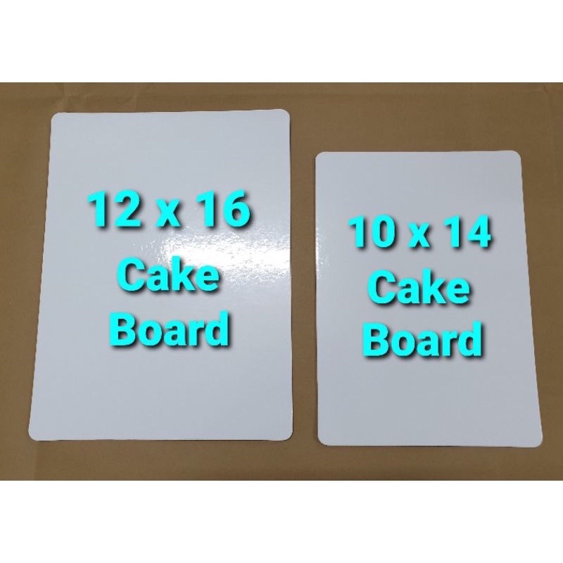Rectangular cake board 10 x 14 (5 pcs per pack) | Shopee Philippines