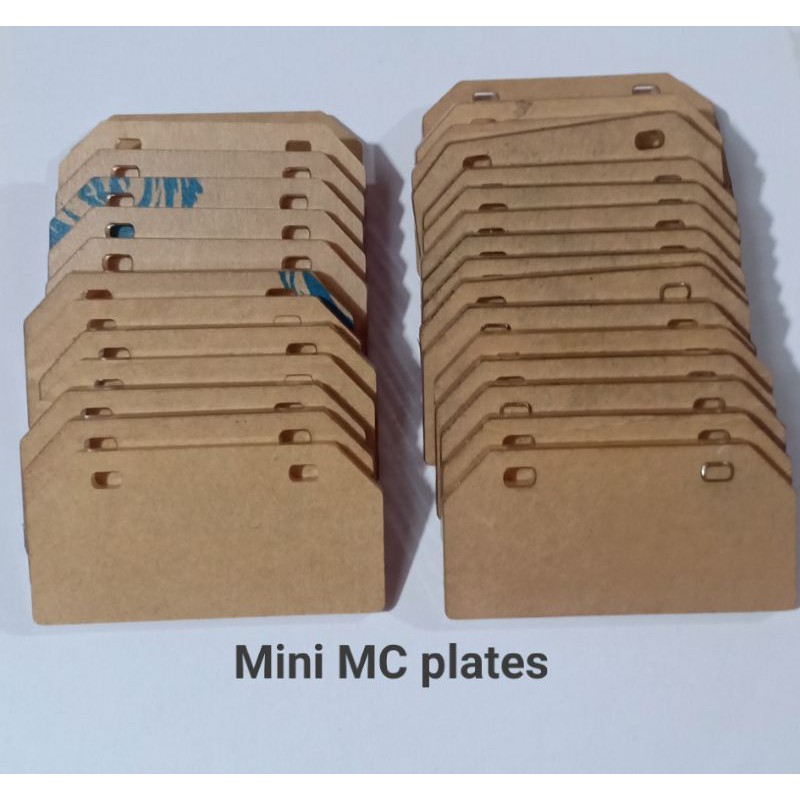 ACRYLIC MINI MC PLATES 20/50/100 pcs | Shopee Philippines