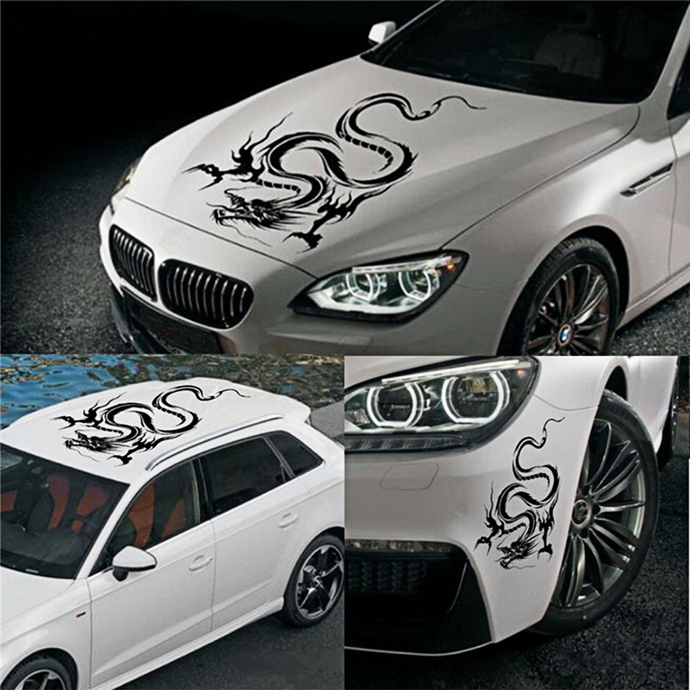 Fashion Dragon Car Sticker Hood Bumper Car Roof Decoration Vintage ...