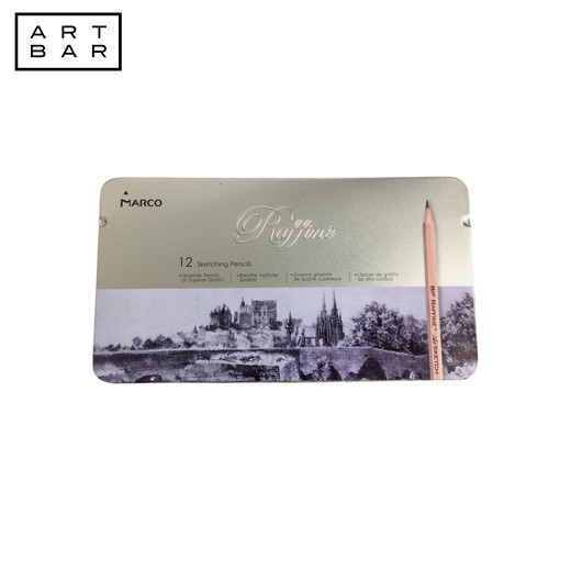 Marco Raffine Sketch Pencil Set 3H-9B 103062 (7001-12TN) - Art Bar PH ...