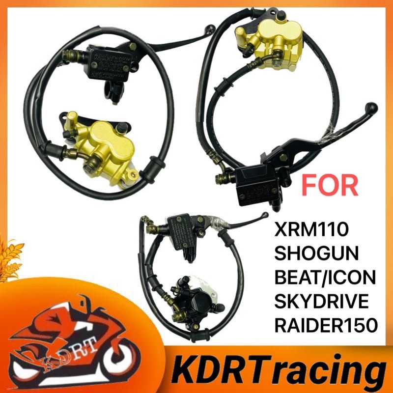 BRAKE MASTER CALIPER SET For XRM110 XRM125 SHOGUN 125 BEAT/ICON ...
