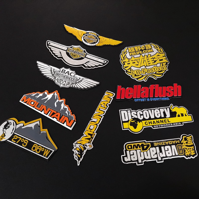 Off-Road e-Clan Hero Club Car Metal Car Sticker Modified Scratch Cover ...