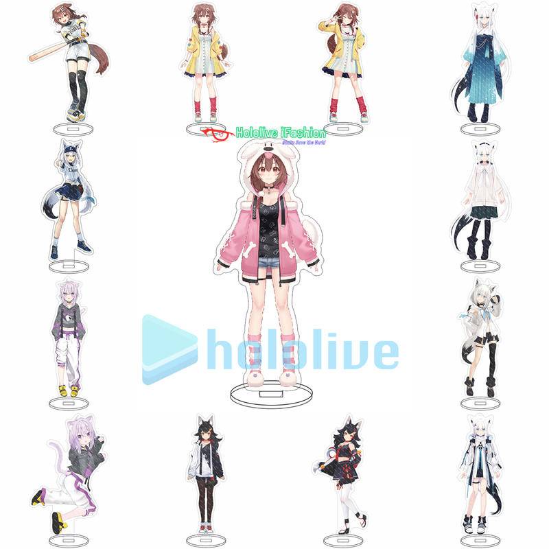 New Hololive Gamers Mio Fubuki Okayu Korone Vtuber Characters 16cm ...
