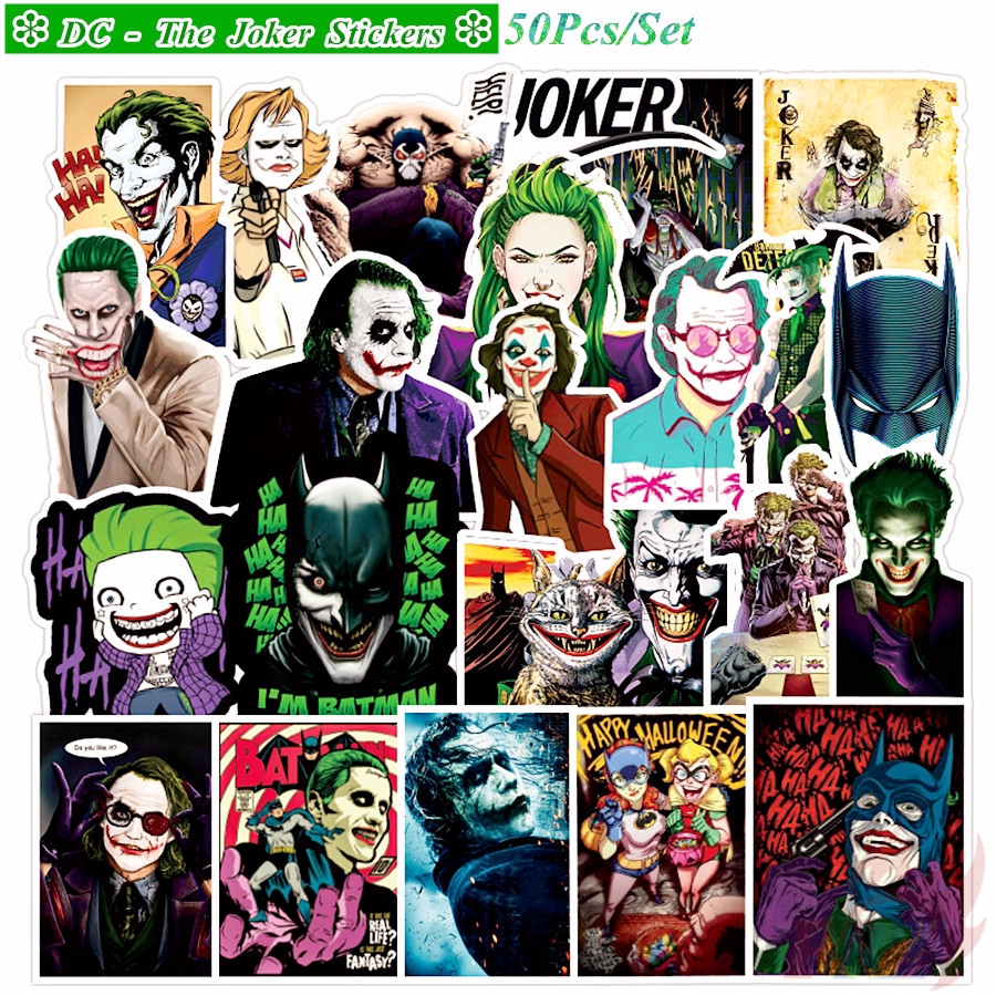 DC - The Joker Series 04 Stickers 50Pcs/Set Movie DIY Fashion Decals ...