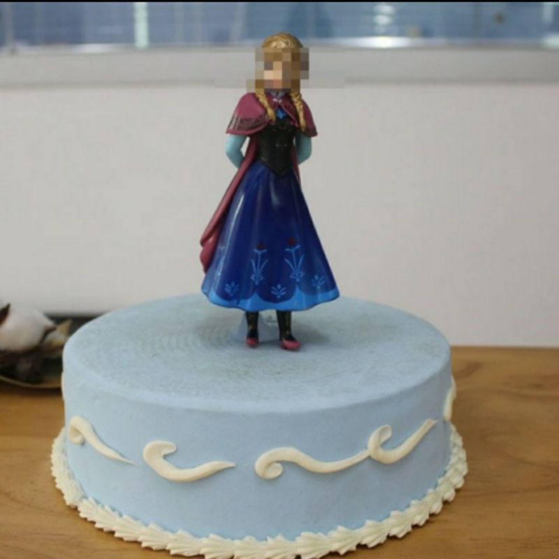 Elsa anna frozen cake topper/frozen action figure cake Decoration ...