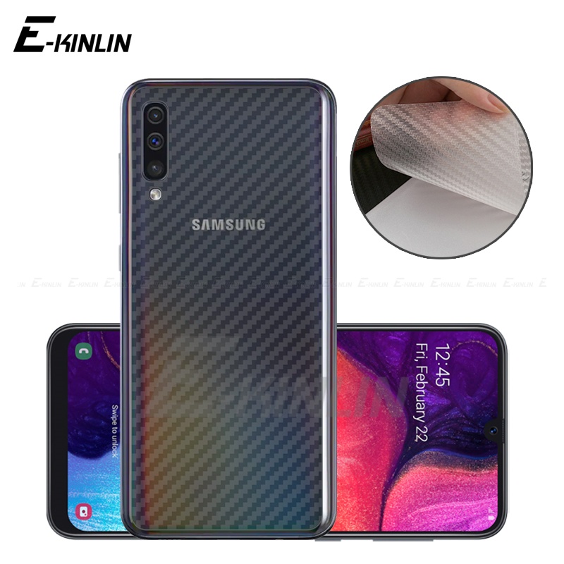 5pcs/lot Carbon Fiber Sticker Back Cover Screen Protector For Samsung ...