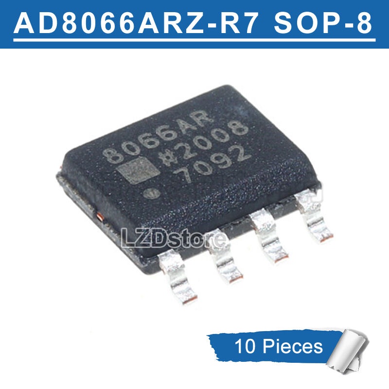 10pcs AD8066ARZ SOP8 AD8066ARZ-R7 AD8066 SOP 8066AR SOP-8 AD8066AR AD8066A SMD 145MHz ...