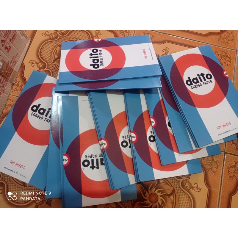 DAITO folio iis carbon paper 100 original sheets | Shopee Philippines