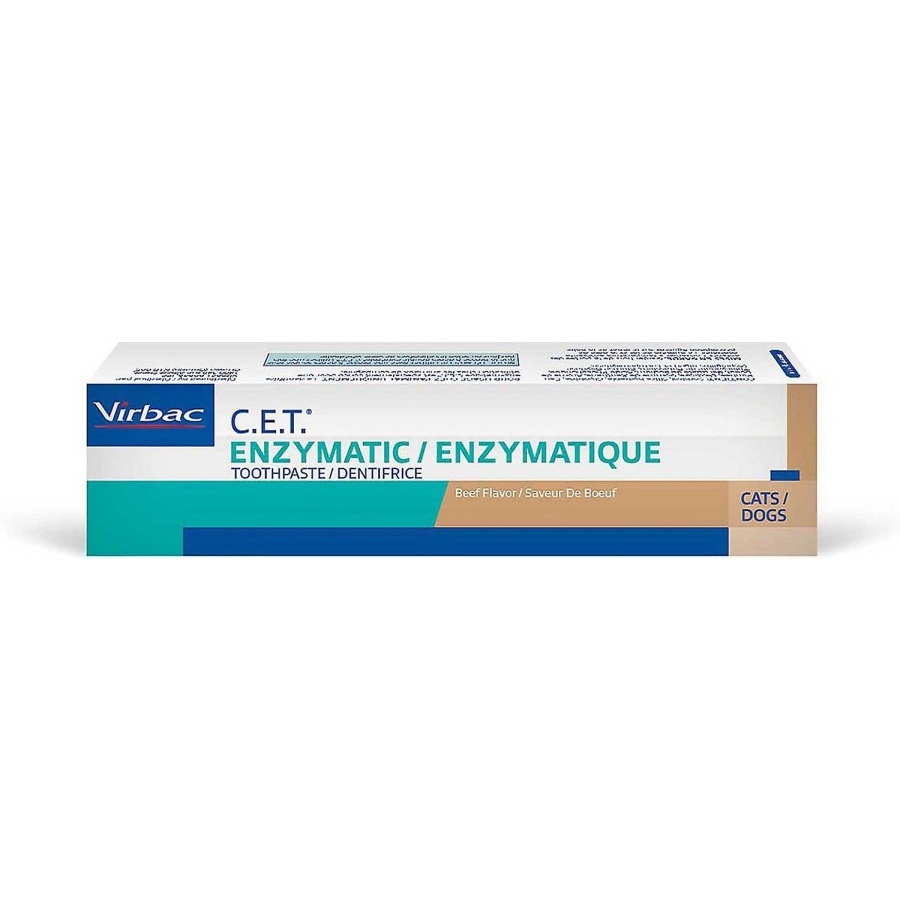 Virbac CET ENZYMATIC TOOTHPASTE - Dog Cat TOOTHPASTE - ORIGINAL - MALT ...
