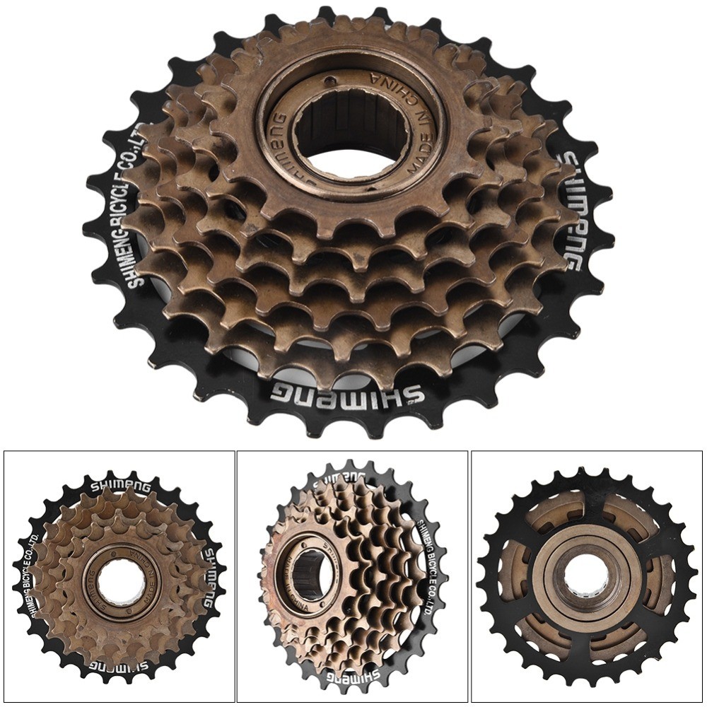 MTB Bike Sprocket Thread Type Bicycle Flywheel Bike Sprocket 6,7, 8,9 ...