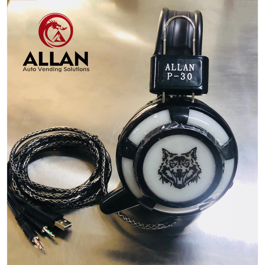 Allan Heavy Duty Gaming Headset P30 (BLACK) With Mic /Gaming RGB ...