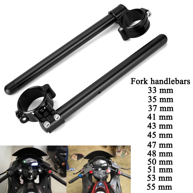 33 35 37 41 43 45 47 48 50 51mm 53mm 55 mm Motorcycle Handlebar Clip On ...