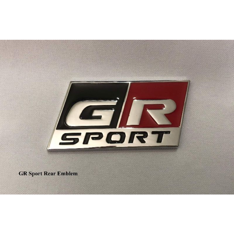 GR Sport Original Emblem Adhesive Type (Metal) | Shopee Philippines