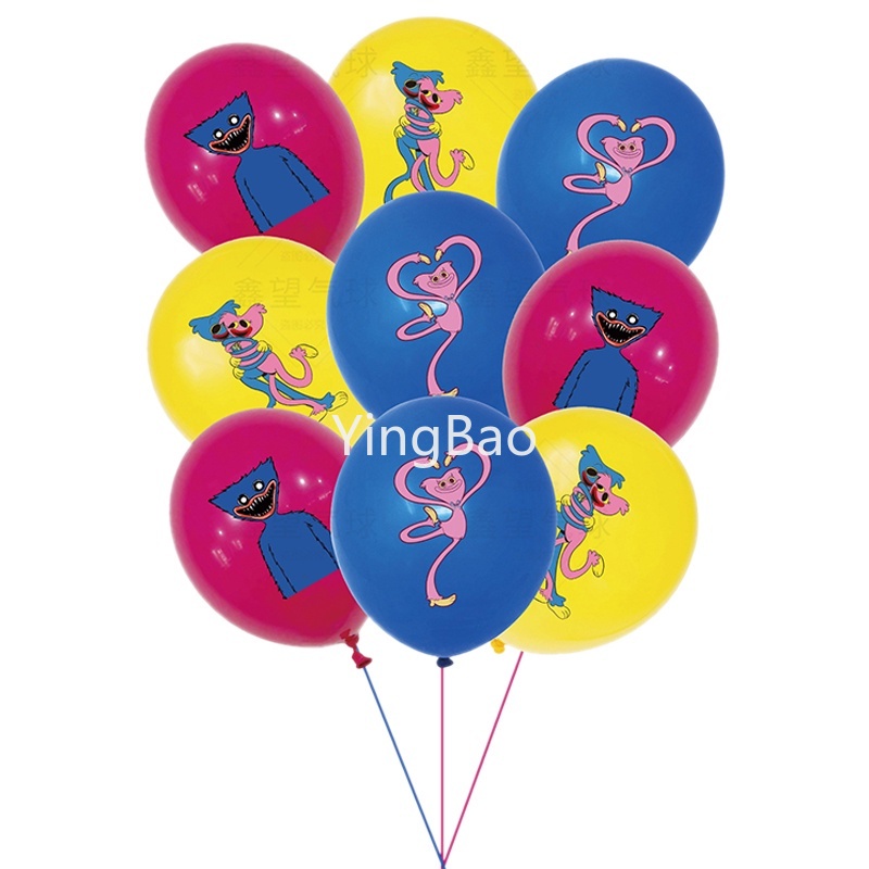 Poppy Playtime Aluminum Film Balloon Huggy Wuggy Theme Birthday Party ...