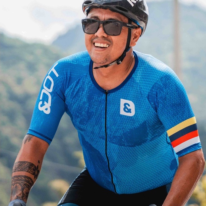 BLUE COLOR COLLECTION ANDOT CYCLING / BIKE JERSEY | Shopee Philippines