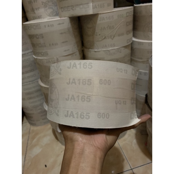 KAYU Deerfos 600JA ROLL Sandpaper Flexible 50M Wood Sandpaper Iron ...