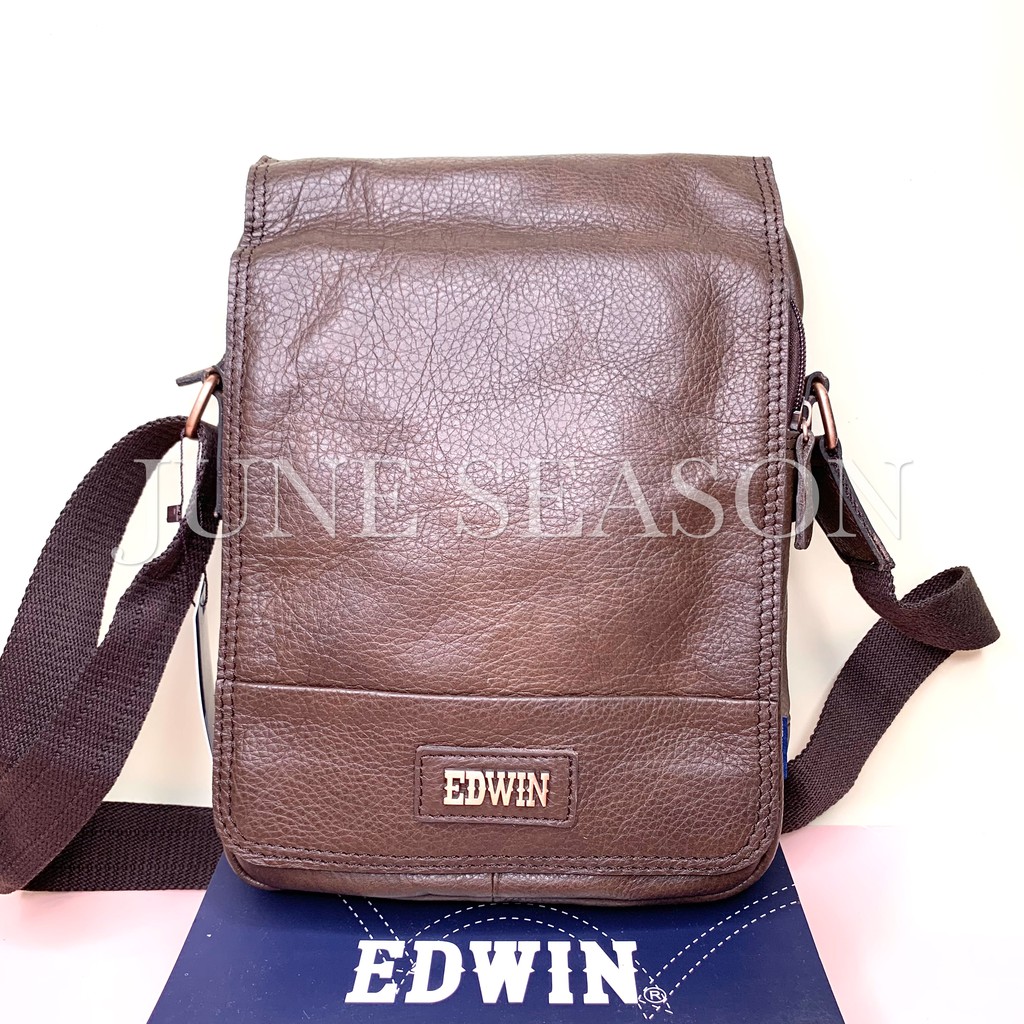 Edwin Sling Bag Leather (38441 38442) | Shopee Philippines
