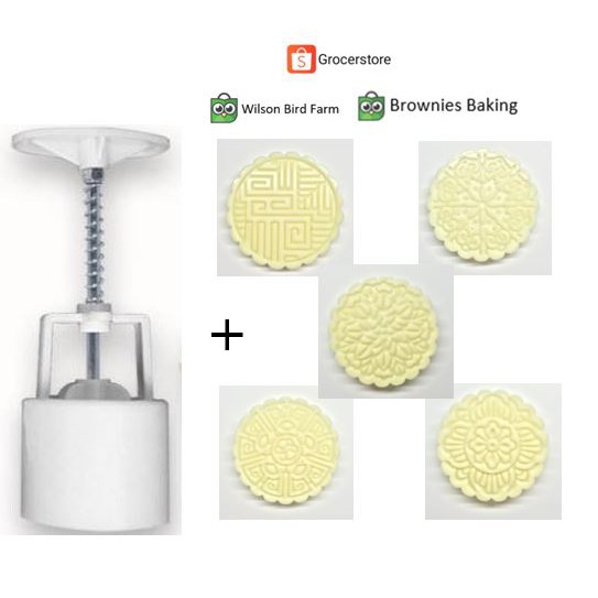 /Moon Cake Round 5 Motifs | Shopee Philippines