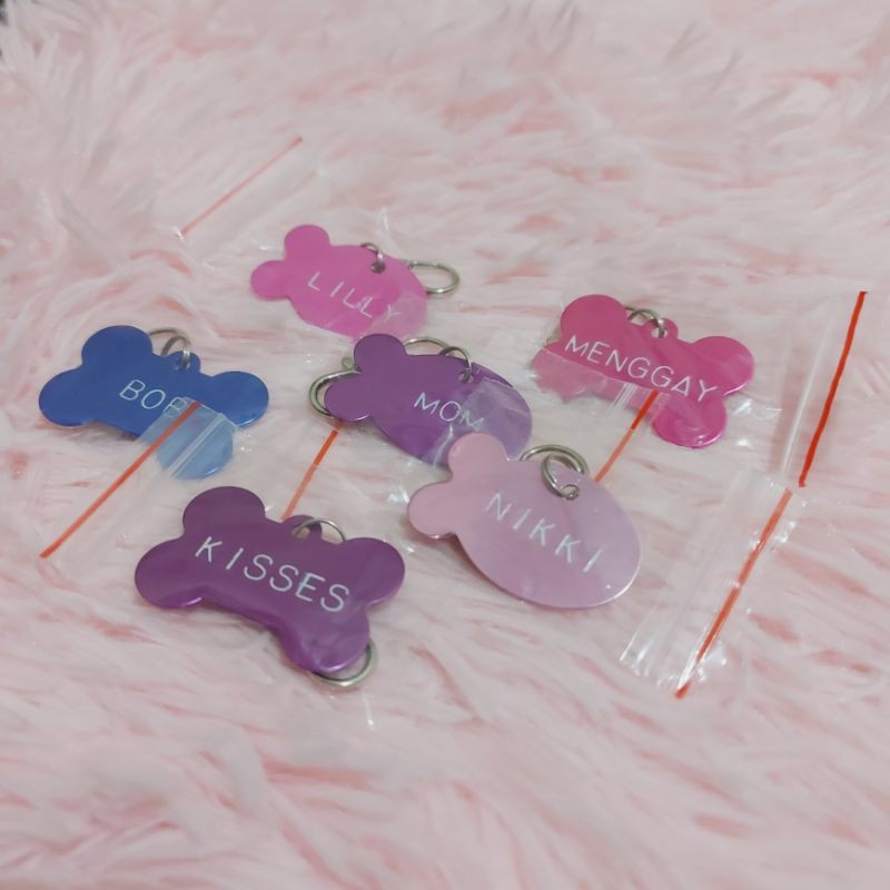 CUSTOMIZED ENGRAVED CAT TAG (Fish shaped) | Shopee Philippines