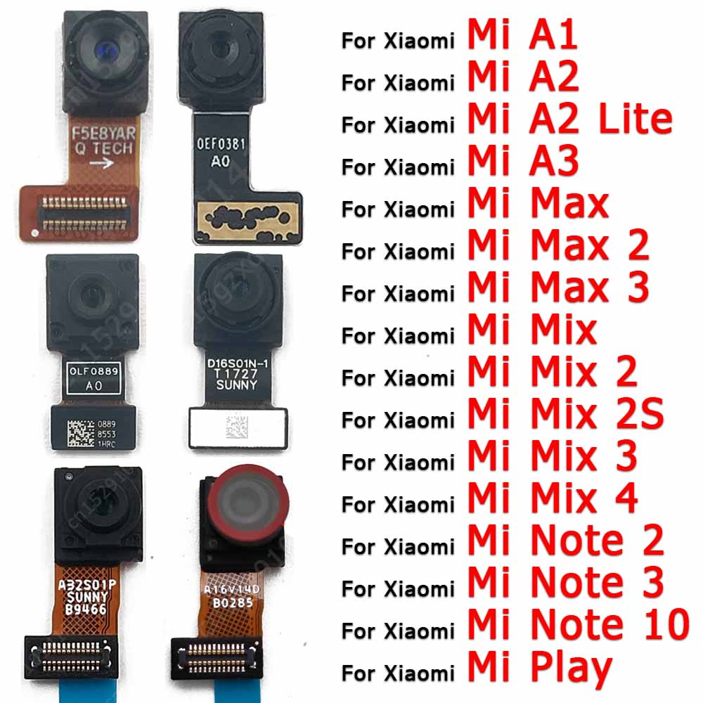 Selfie Camera For Xiaomi Mi A1 A2 Lite A3 Max 2 Mix 2S Note 10 Pro Play ...