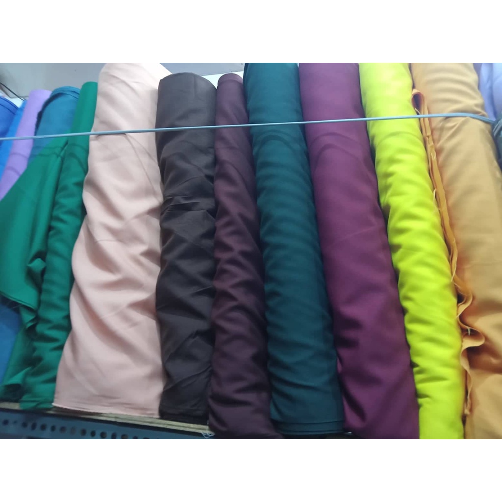 US.KATRINA PLAIN COLOR 60"WIDTH TELA/FABRIC ONLY (PER YARD) | Shopee ...