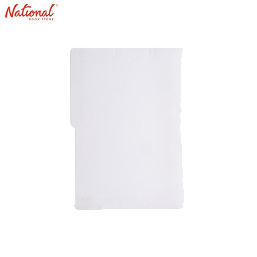 Evo Folder Plastic Short Wt Pre Punched White | Shopee Philippines