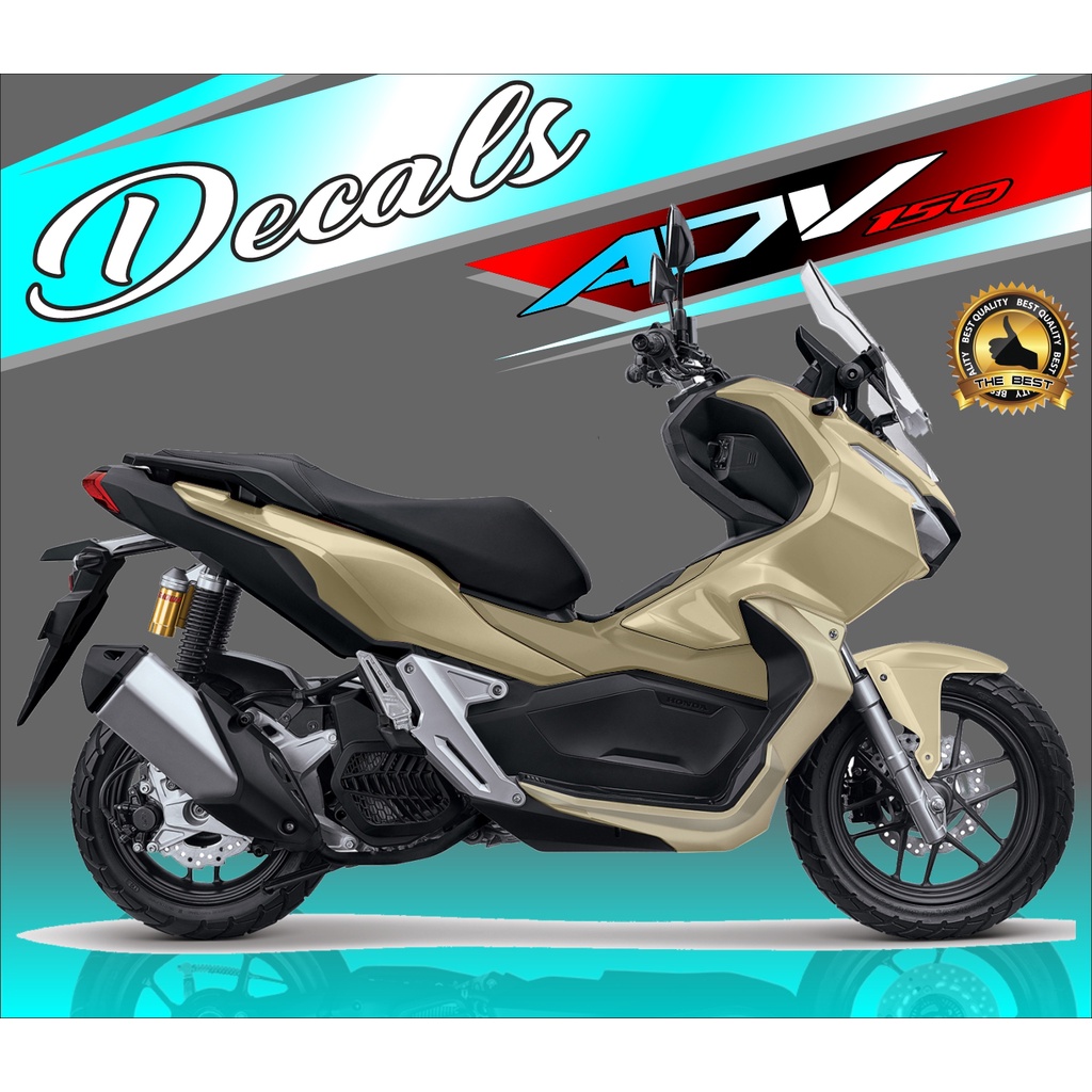 Decal ADV CREM POLOS/STICKER POLOS HONDA ADV/Adv150/STICKER FULL BODY ...