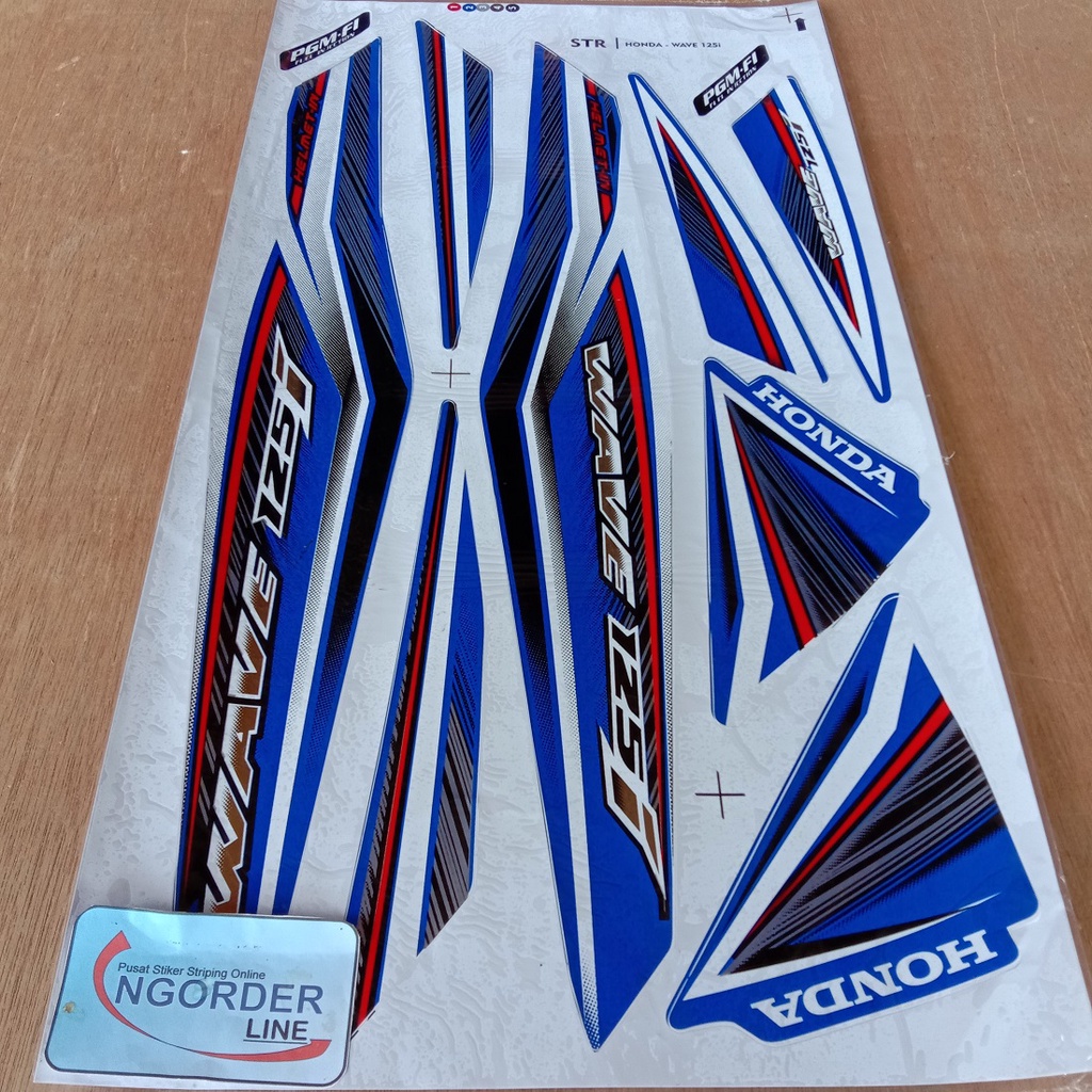 Striping Streeping Decal Dekal Sticker Emblem Logo Motorcycle Honda ...