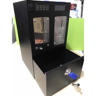 Complete PisoNet P5 Coinslot Box | Piso net Dual Coin slot Metal Box ...