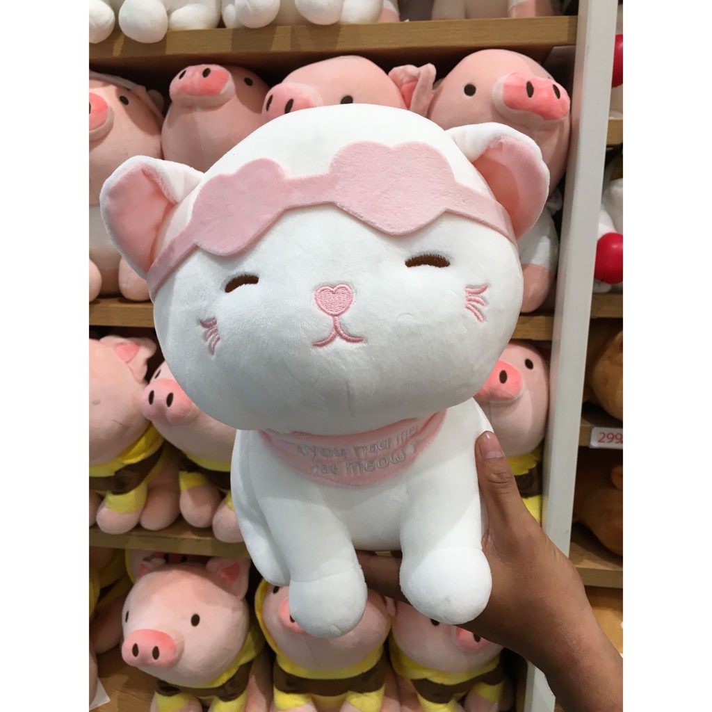 Miniso Kitten Plush Toy - Cat Stuffed Toy | Shopee Philippines