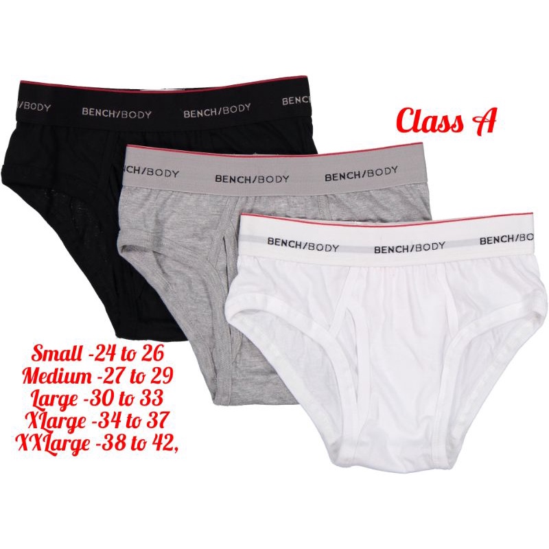 Bench Body Brief Assorted colors (3set) & (6in1) | Shopee Philippines