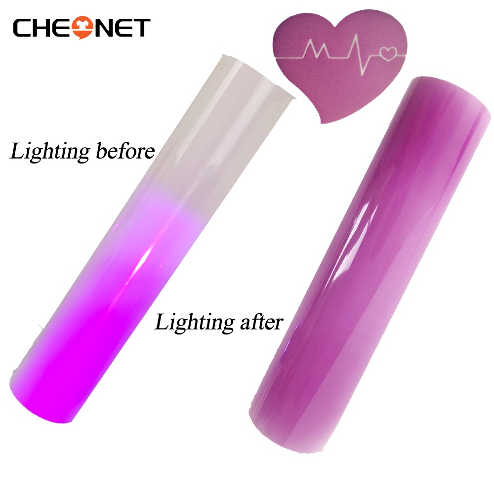 3D Puff Lighting Color Changing Heat Transfer Vinyl high Temperature ...