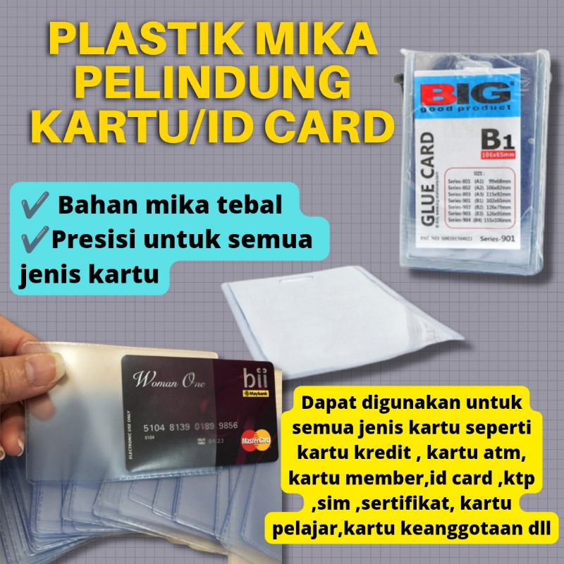 Plastic mica id card to protect cards and id cards | Shopee Philippines