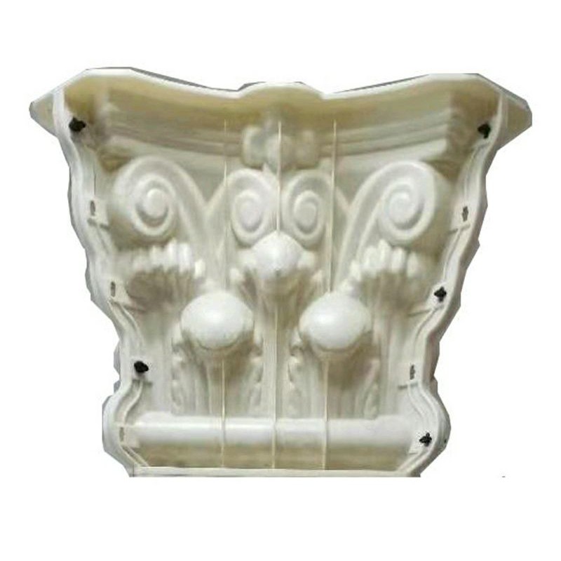 Hard plastic embossed top pillar head column mold for precast width ...