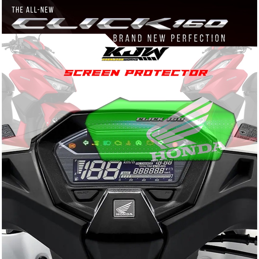 Honda Click 160 Gauge Protector Green Honda Design | Shopee Philippines