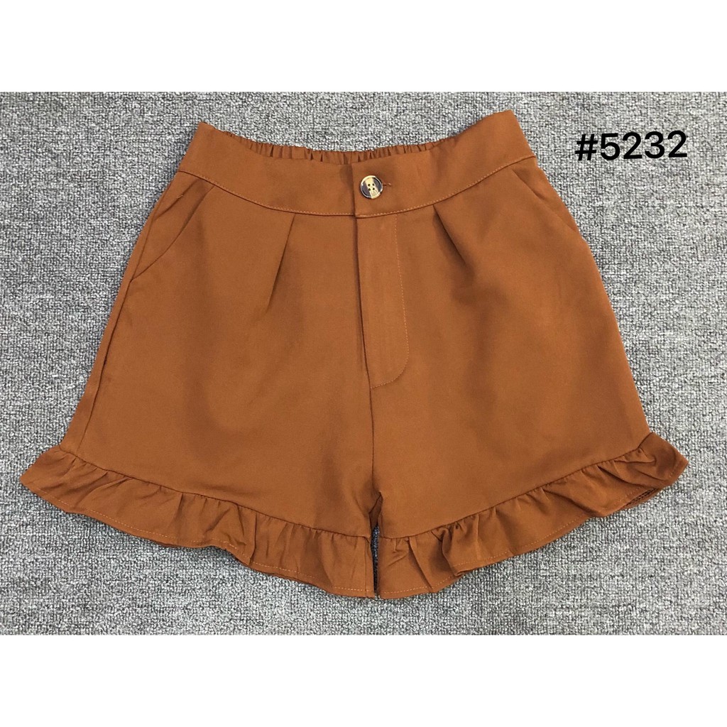 fantasy 5232 Women's causal street style plain shorts with pocket ...